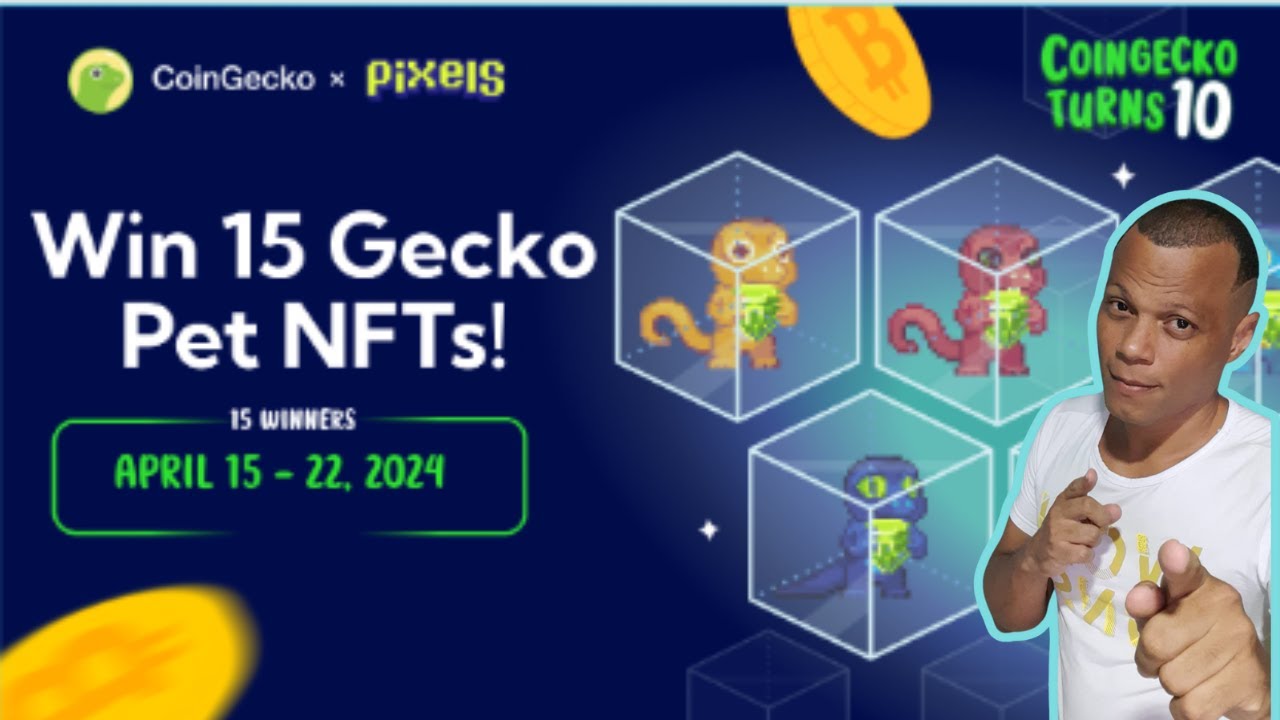 Coingecko: Sorteio NFT de animais de estimação Pixels - YouTube
