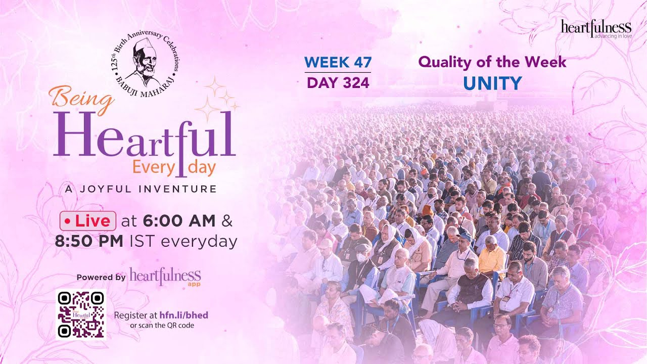 BHED Day 323 | 1 April 2025 6:00 AM | Unity #whispers #meditation - YouTube