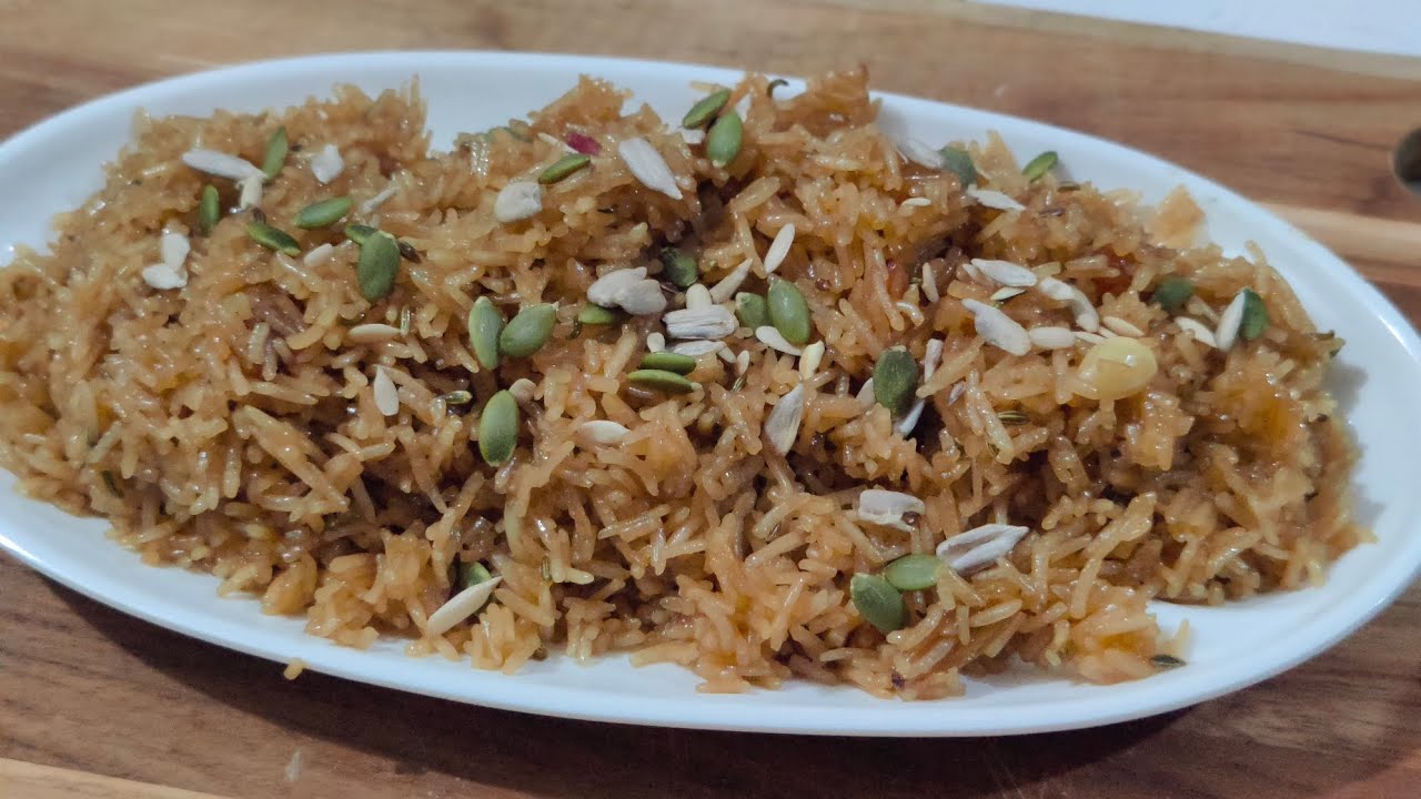 WINTER SPECIAL GUR WALA RICE- EASY AND SIMPLE SWEET JAGGERY RICE 🤤 ...