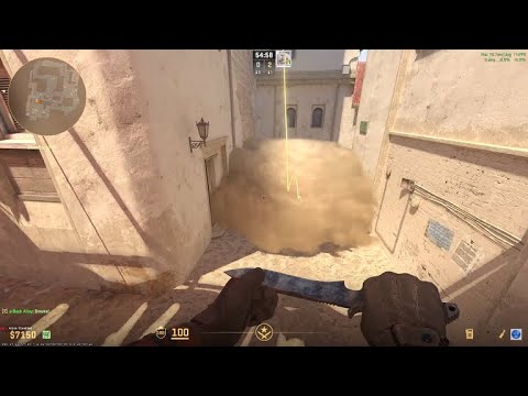 CS2 - Mirage - Short Smoke from Back Alley for B Bombsite Push - [T ...