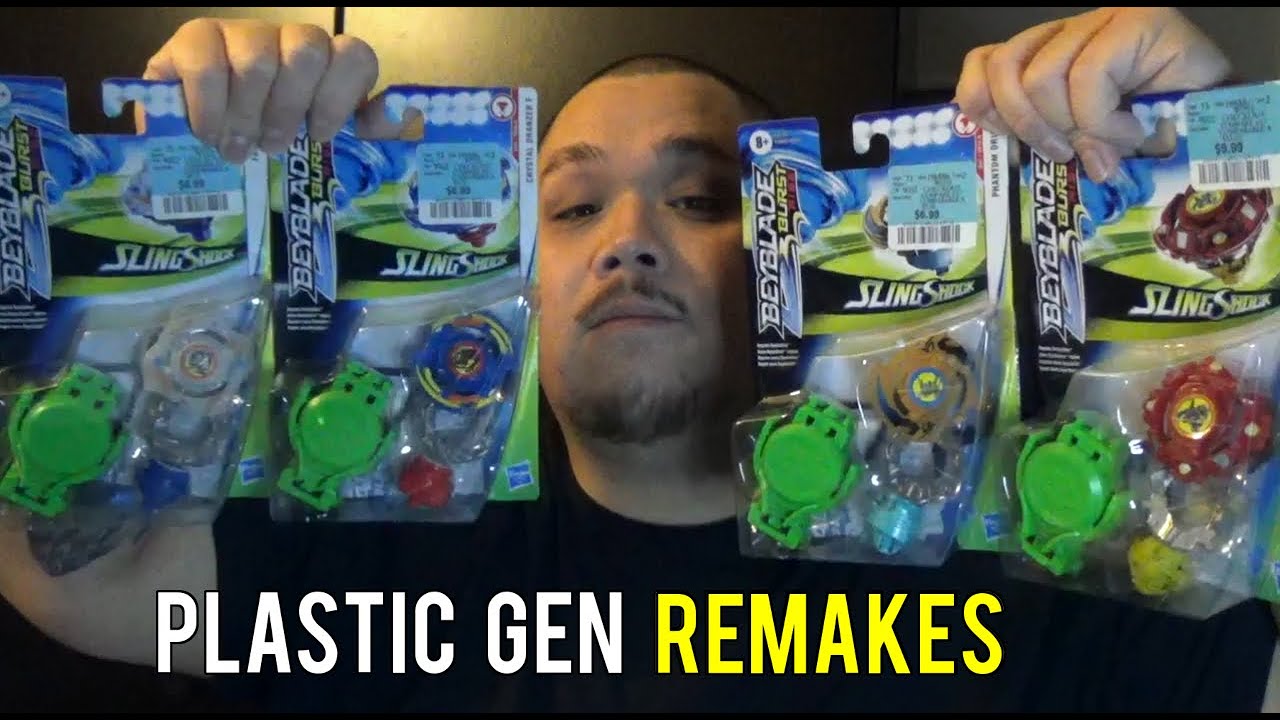 Beyblade Plastic Gen REMAKES - Dragoon, Dranzer, Driger, Draciel - YouTube
