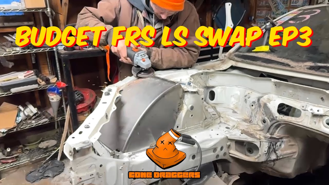 Budget Frs LS swap Ep.3 (engine bay) - YouTube
