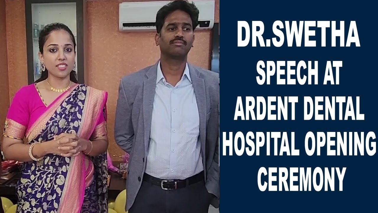 DR.SWETHA SPEECH AT ARDENT DENTAL HOSPITAL OPENING CEREMONY @NARSINGI I ...