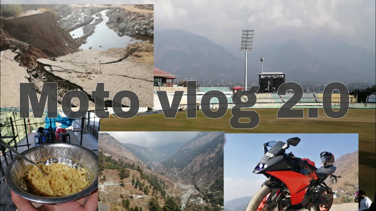 Moto vlog | Salli valley, Kreri valley, Dharamshala Stadium| - YouTube