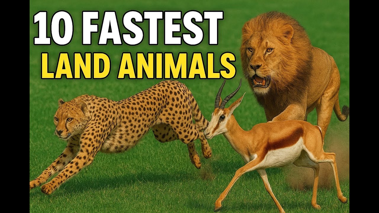 Zooming Through the Wild: Top 10 Fastest Land Animals - YouTube