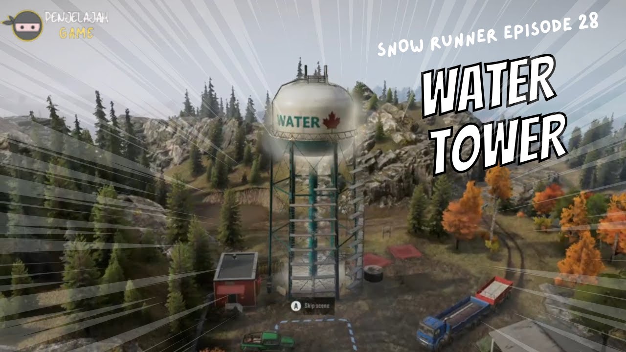 SNOW RUNNER EPISODE 28 MAP THE ALBANY RIVER WATER BOOM 1 DELIVER TO ...