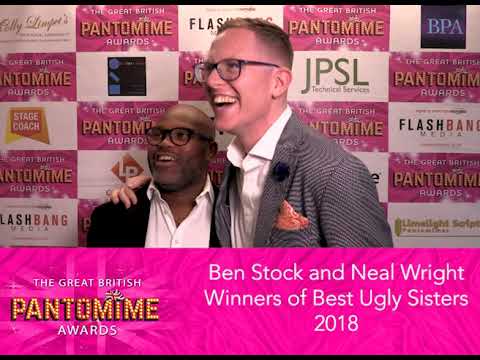 The Great British Pantomime Awards 2019 Red Carpet - Ben Stock and Neal Wright - YouTube