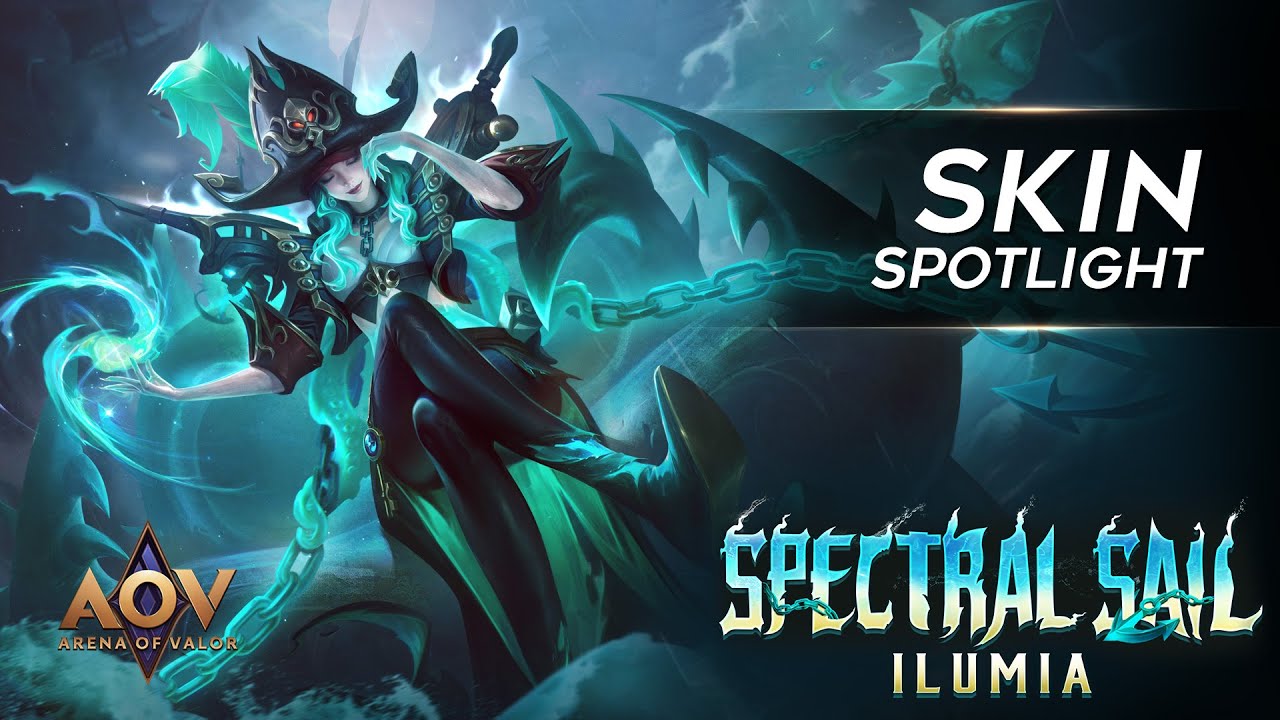 Ilumia Spectral Sail Skin Spotlight - Garena AOV (Arena of Valor) # ...