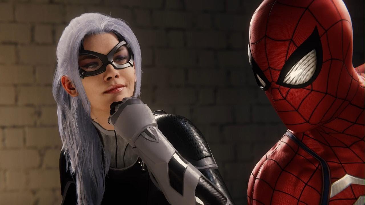 Marvel's Spider-Man Ps5 Black Cat Simping On Peter - YouTube