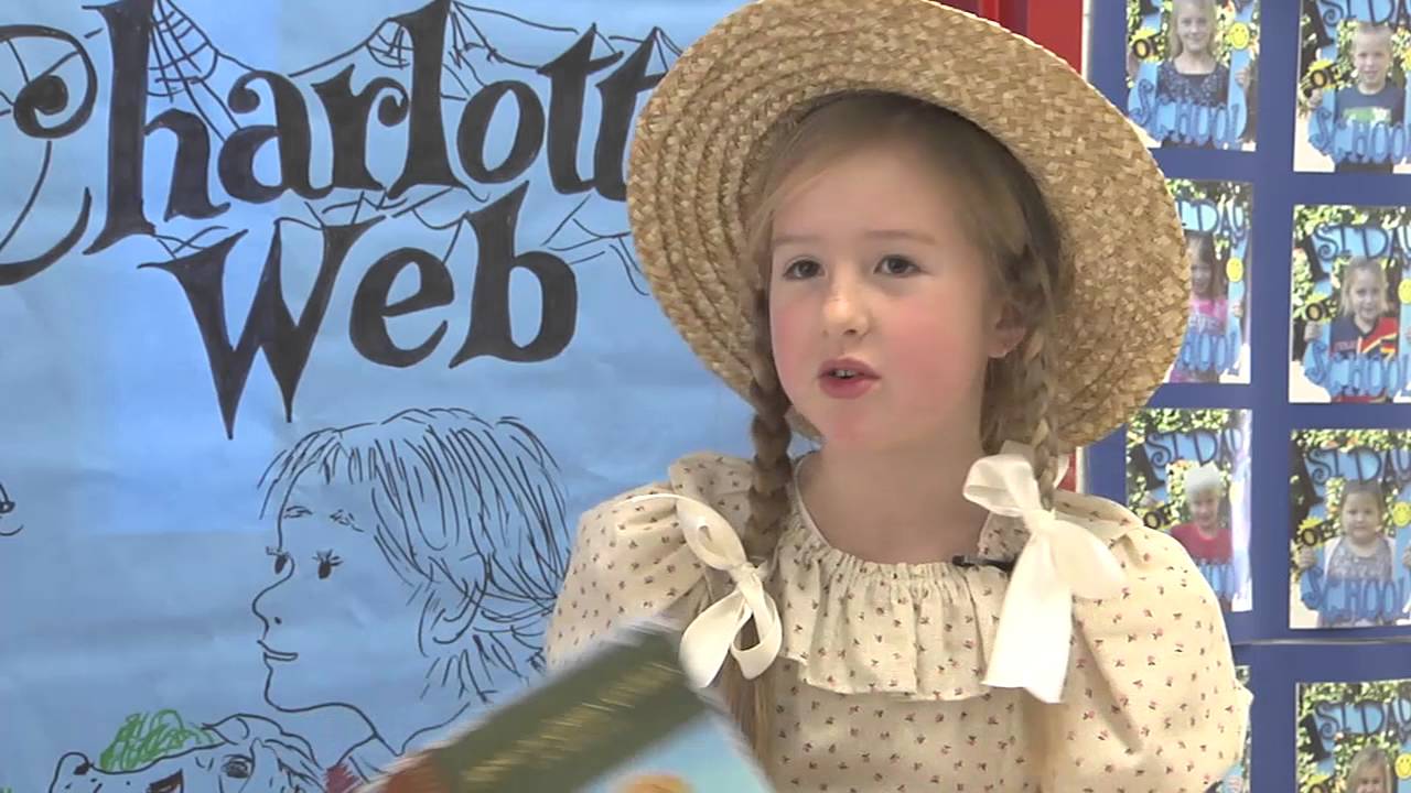 Charlotte’s Web kicks off Reading Month at Creeds Elementary - YouTube