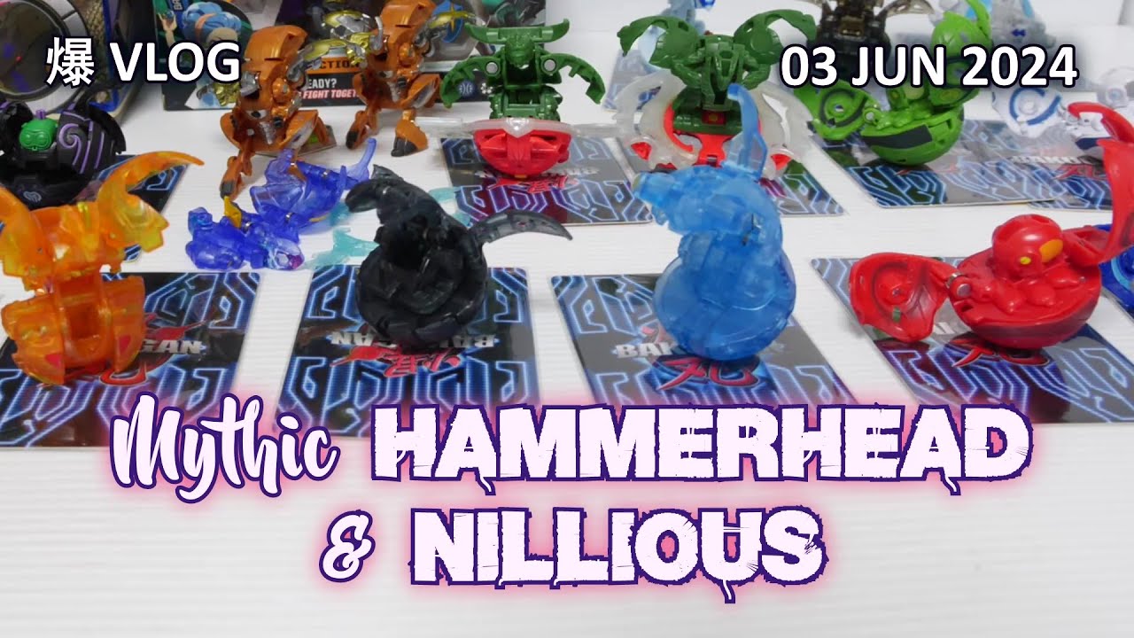 Bakugan G3 Wave 3 Mythic Nillious & Hammerhead! [03 JUN 2024] | BAKUGAN ...