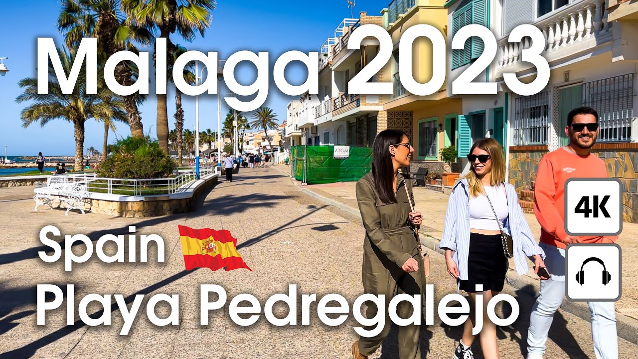 Malaga 🇪🇸 Restaurants and Pedregalejo Beach [ 4K ] Walking Tour - YouTube