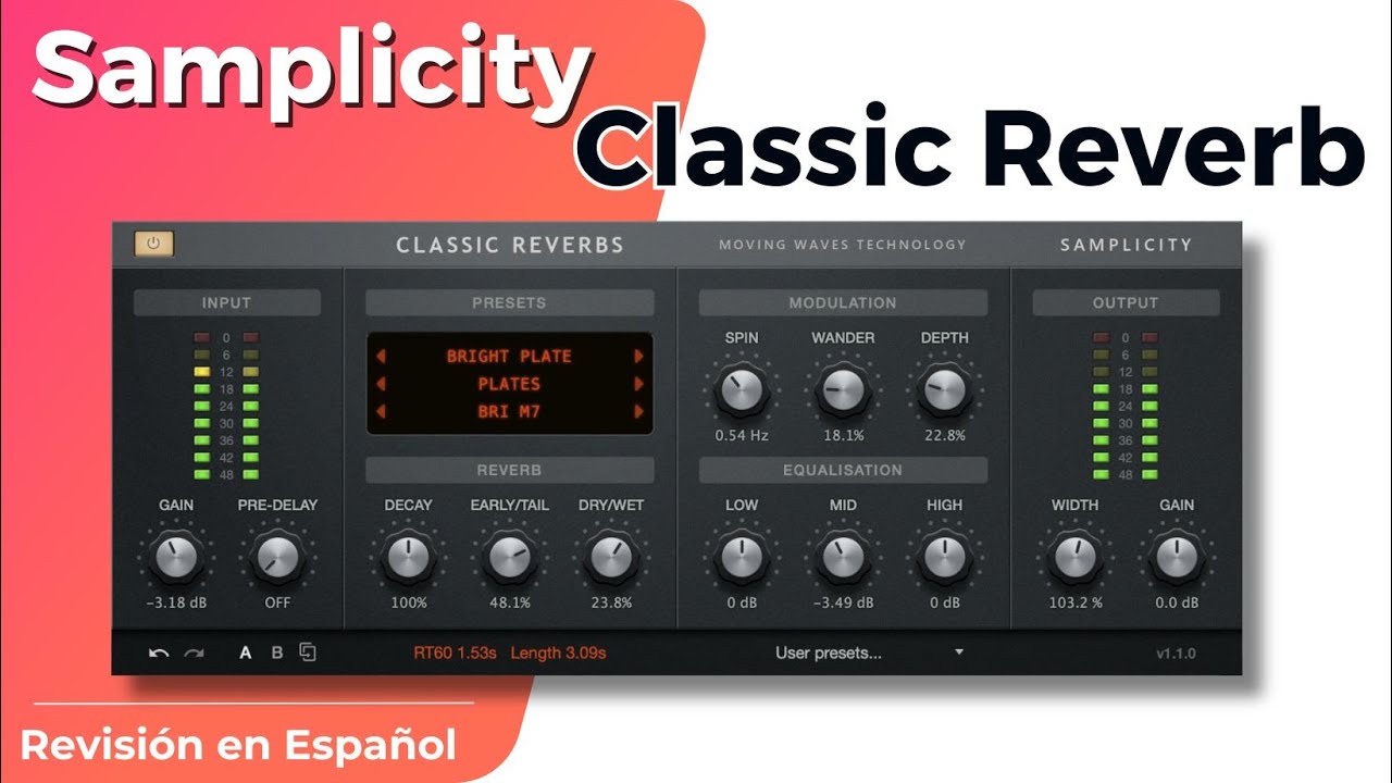 🎧Samplicity Classic Reverb 2🎧-Revisión en Español- - YouTube