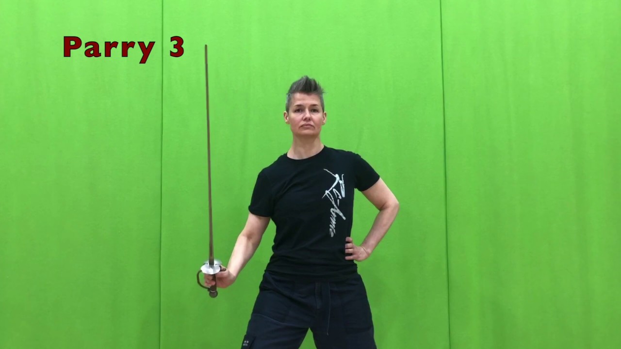 SWORD | Simple Sword Parries | BADC Swordwork practice - YouTube