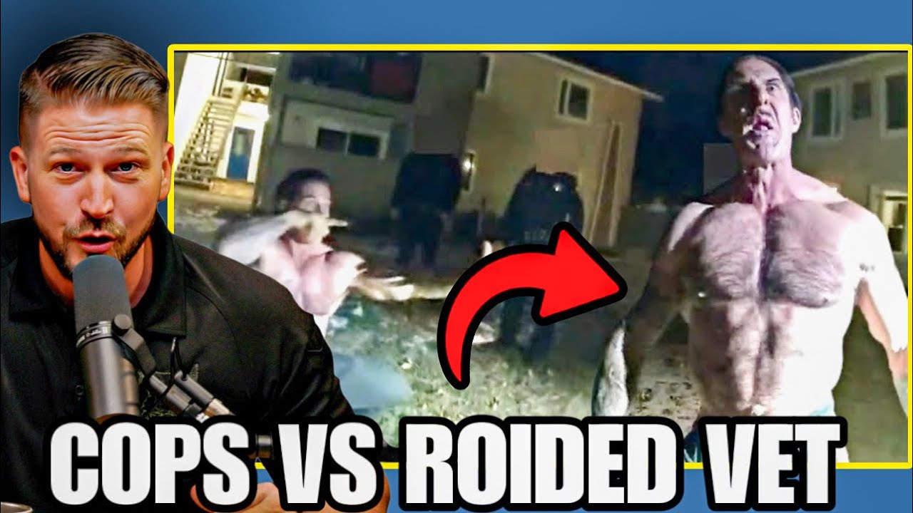 Cops Breakdown How Roided Military Veteran Challenged 6 Cops - YouTube