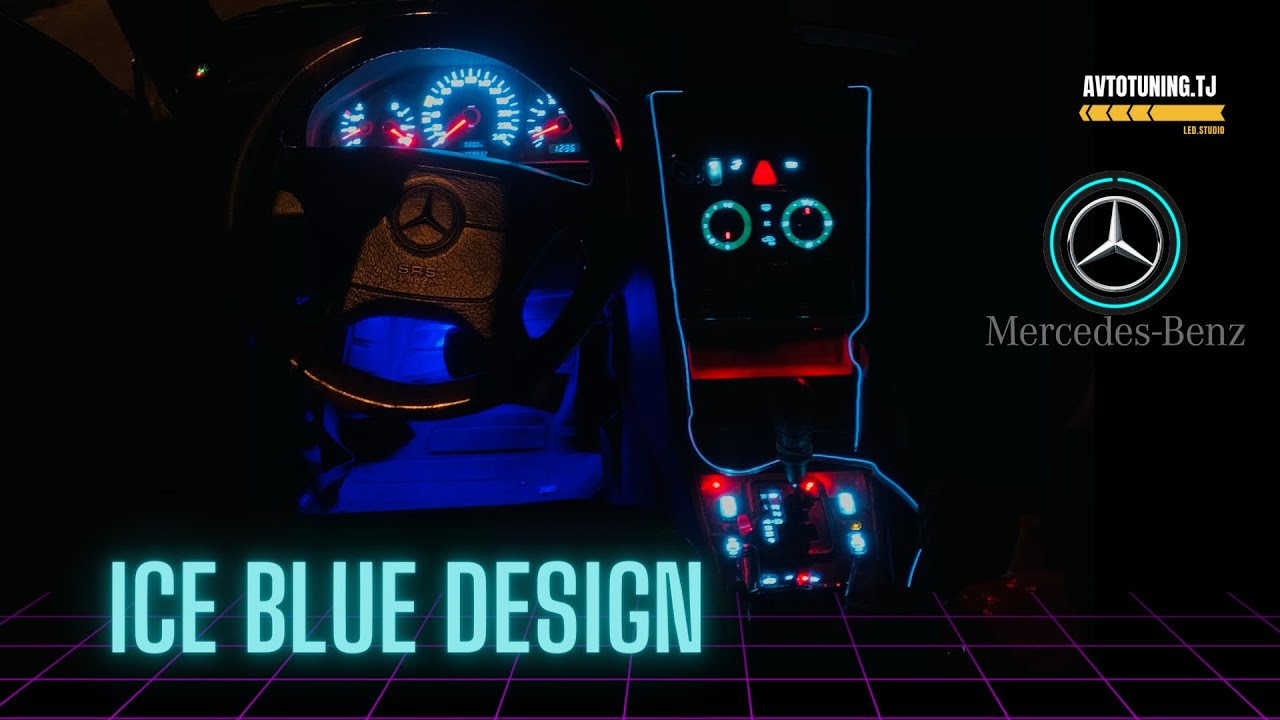 Mercedes Benz W202 l Modern LED Interior - YouTube