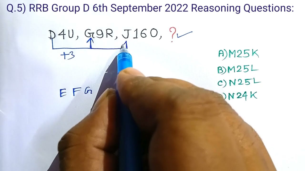 Rrb Group D 6th September 2022 All Shift Reasoning Questions Analysis ...