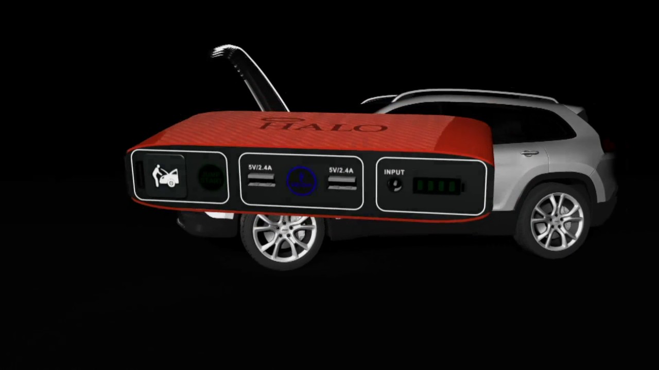 HALO Bolt ACDC 58,830 mWh Portable Charge Car JumpStarter with AC ...