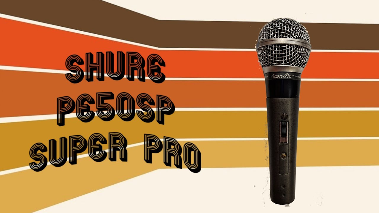 Shure PE50SP Super Pro Dynamic Microphone Review / Demo & Comparison to ...