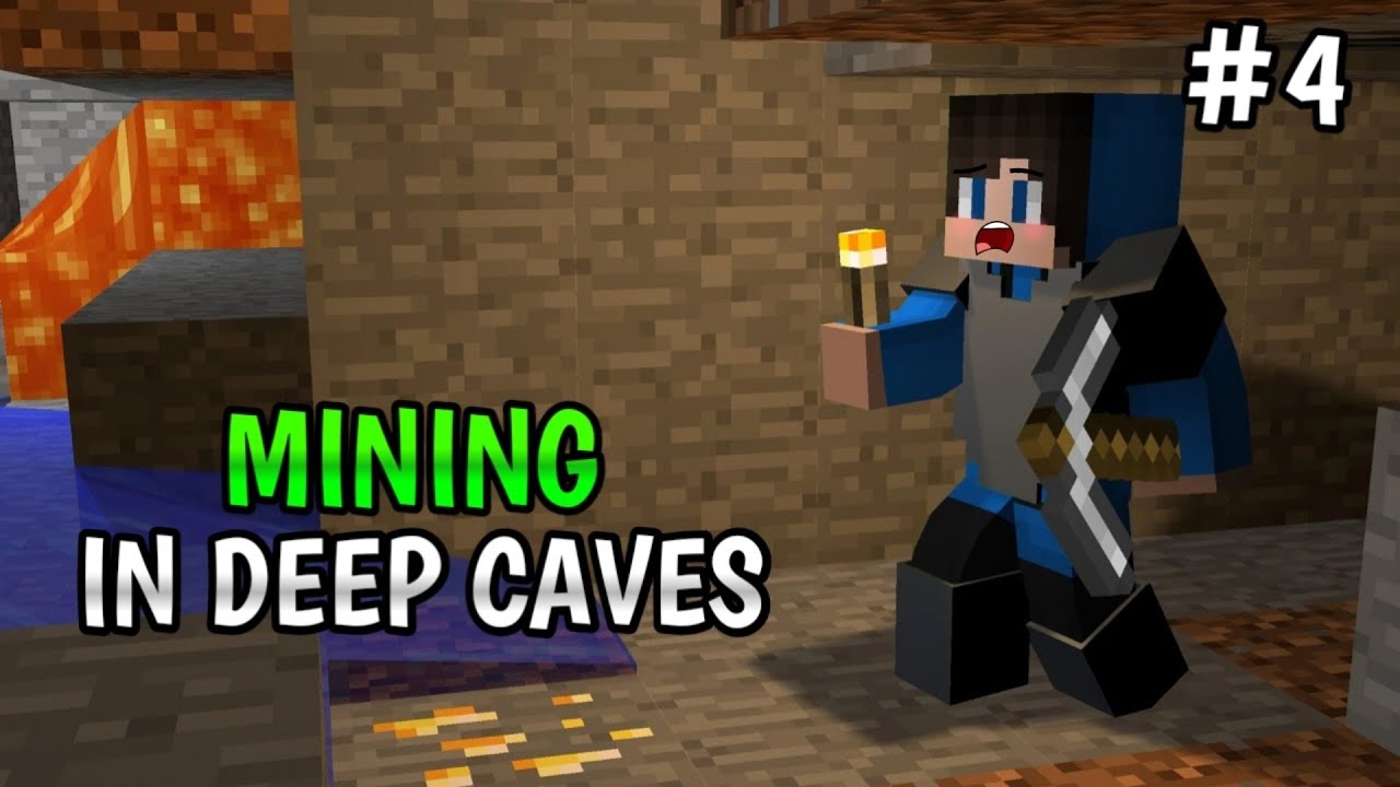 Can I find diamonds in Deep Caves? Minecraft Survival series #4 ...