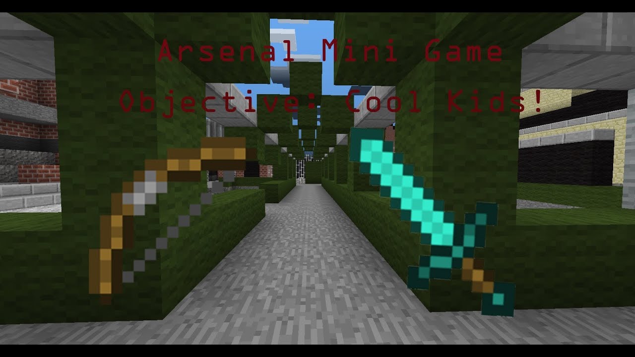 Minecraft Arsenal Objective: Cool Kids! (Arsenal Mini-Game 2) - YouTube