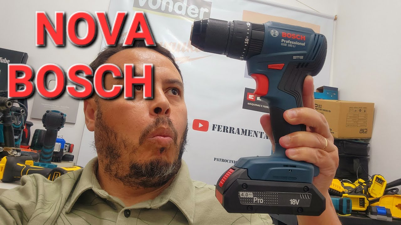 NOVA BOSCH GSB 185LI - YouTube