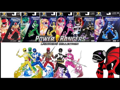 Power Ranger lightning collection remastered full team review - YouTube