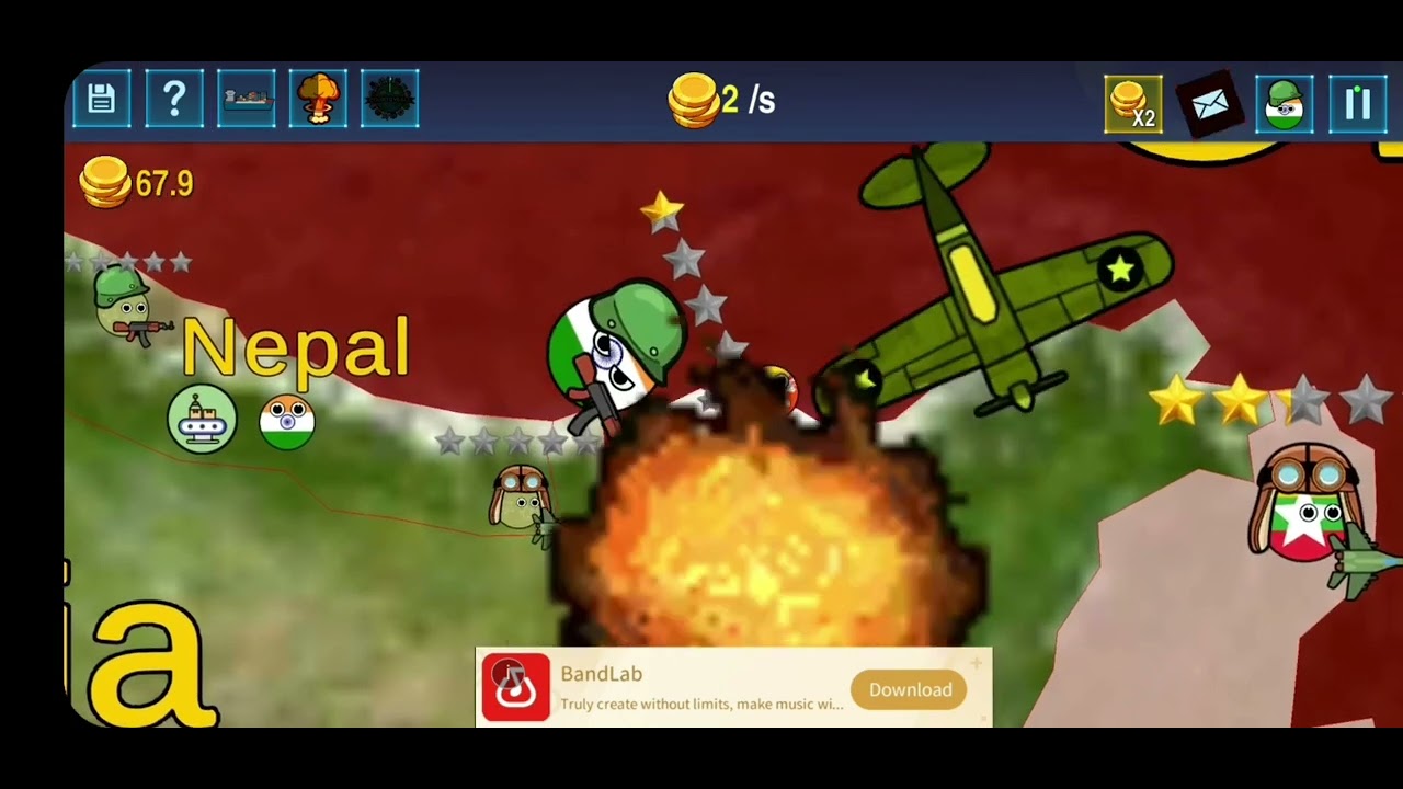 Countryball World War Simulation Part 1 by Mackenzie - YouTube