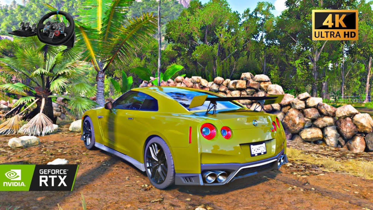 850HP Nissan GT-R R35 // Forza Horizon 5 | Logitech g29 Gameplay [ 4k ...