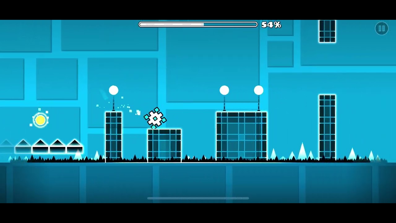 Beating Geometry Dash levels part 3 - YouTube