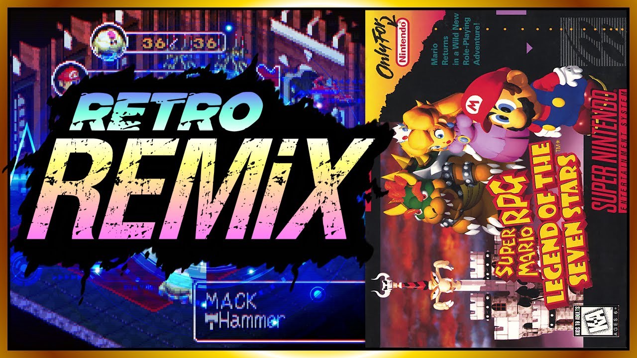 Super Mario RPG (SNES) - Fight Against an (8-Bit) Armed Boss - YouTube