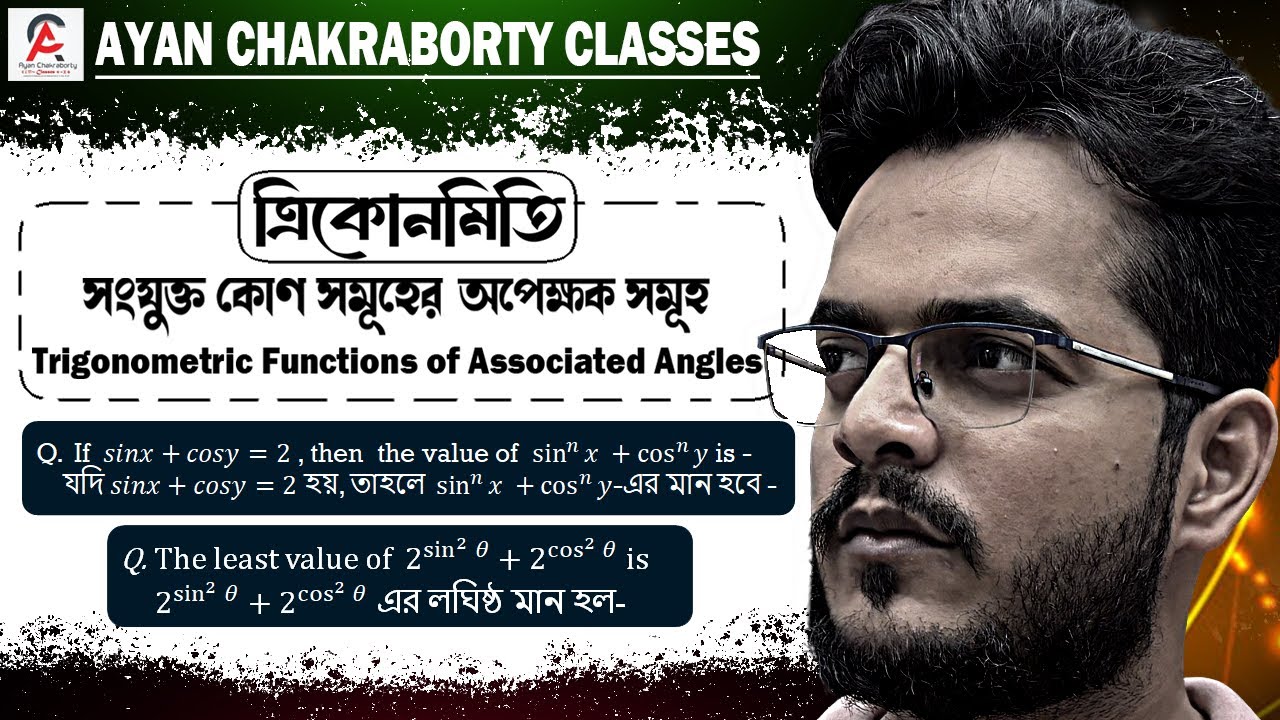Trigonometric Functions of Associated Angles | MCQ Solutions | # ...
