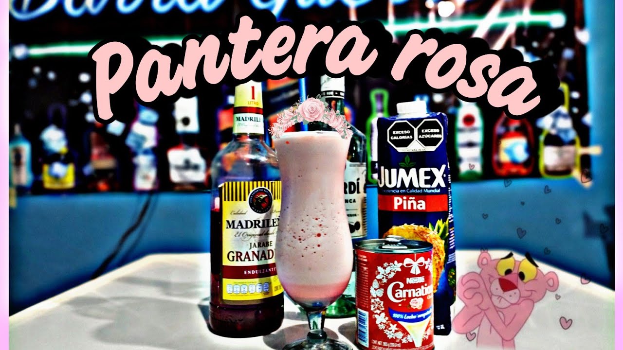 PANTERA ROSA!! | CÓCTEL | COMO PREPARAR 🟣 ️😋 - YouTube