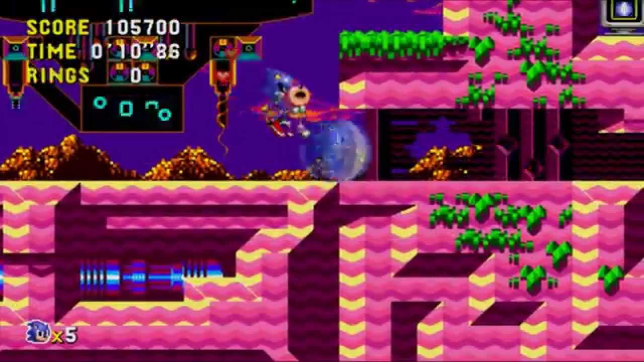 Sonic CD - Part 2 - Collision Chaos - YouTube
