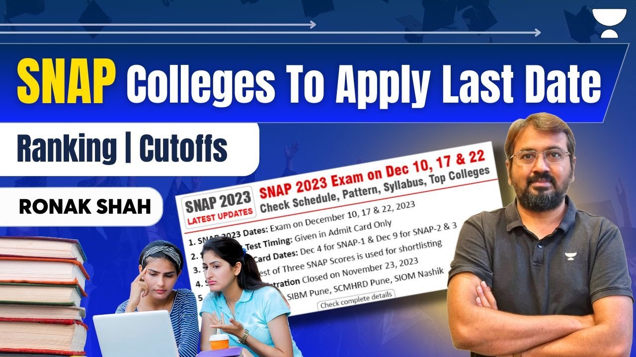 SNAP 2023 | SNAP Colleges To Apply Last Date | Ranking | Cutoffs ...