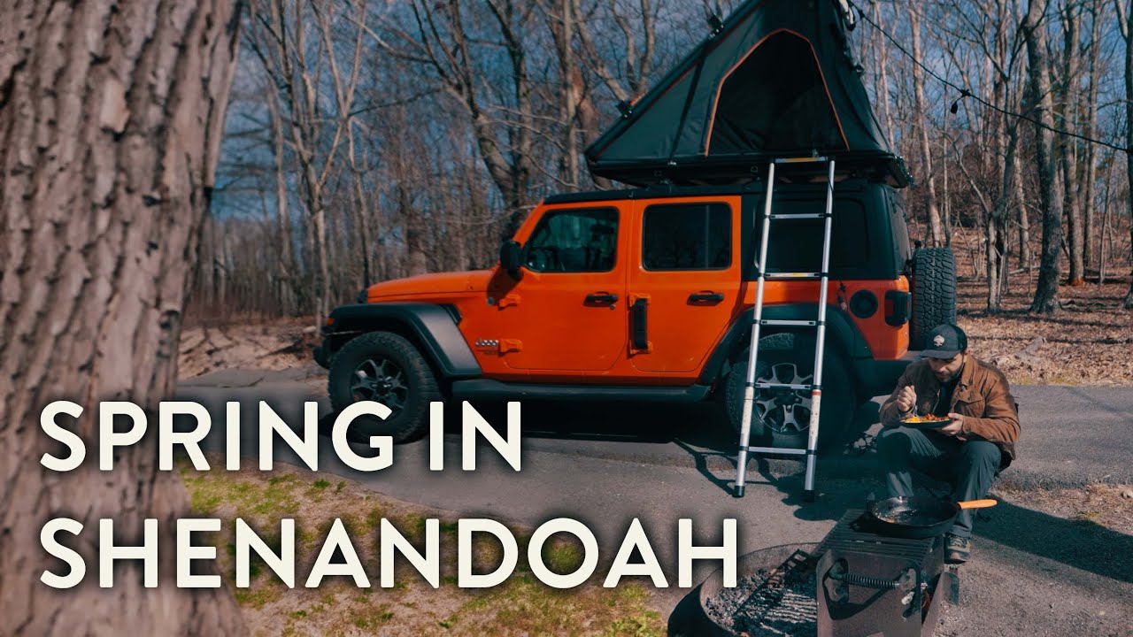 Spring Camping in Shenandoah | Jeep Overlanding - YouTube