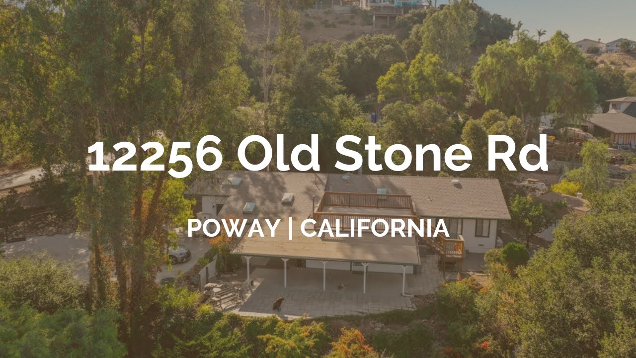 12256 Old Stone Rd, Poway, CA 92064 - YouTube