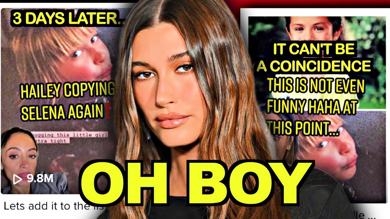 Hailey Bieber COPYING Selena Gomez AGAIN!? - YouTube