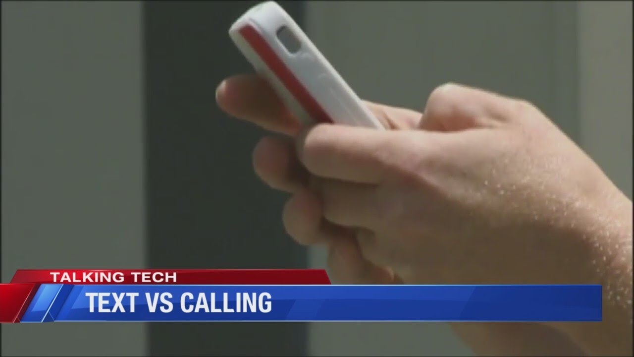 Texting vs calling - YouTube