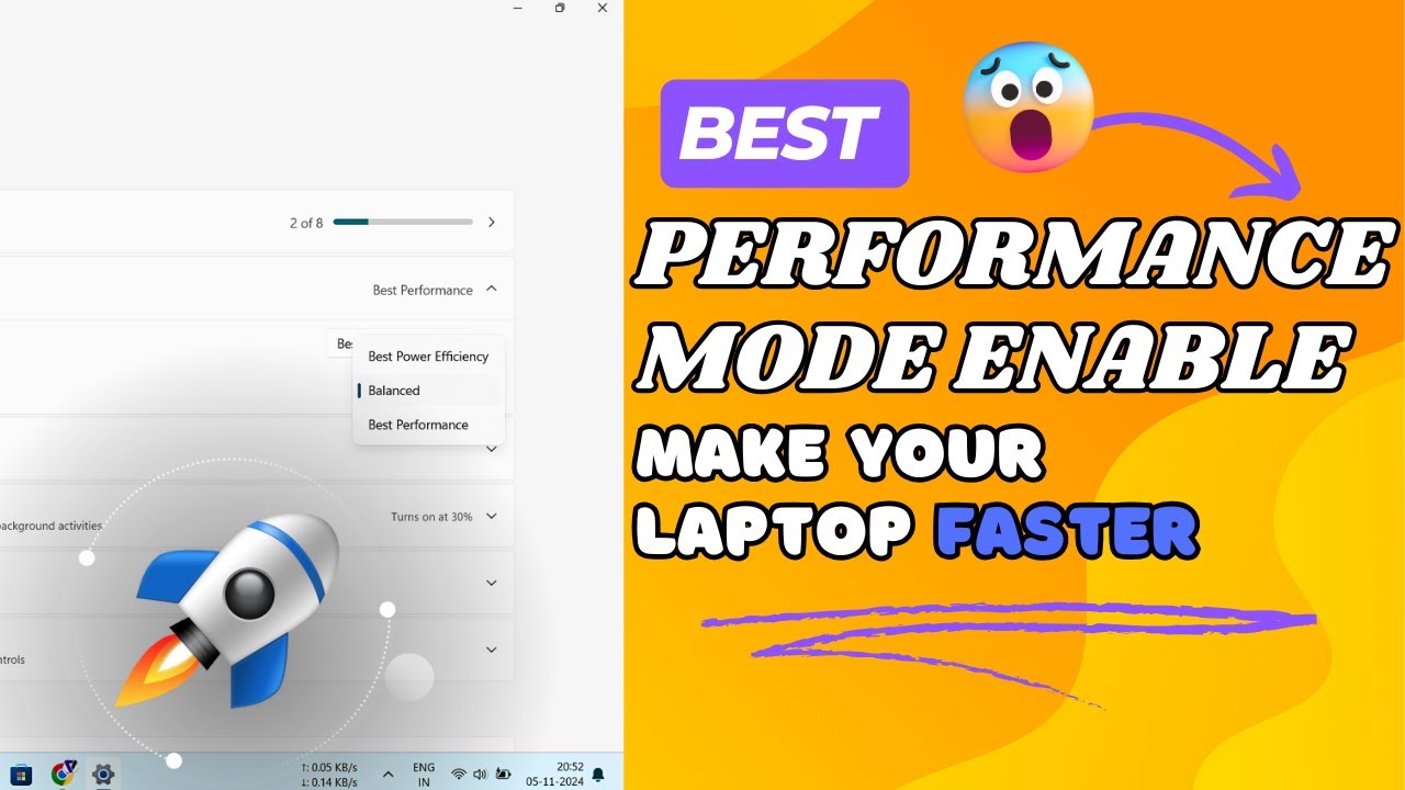How To Enable Best Performance Mode In Laptop | Make Your Laptop Faster ...