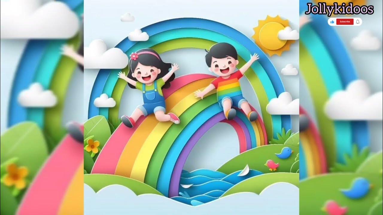 "The Rainbow Song" | kids Song | Rhymes| kids Fun | jollykidoos - YouTube