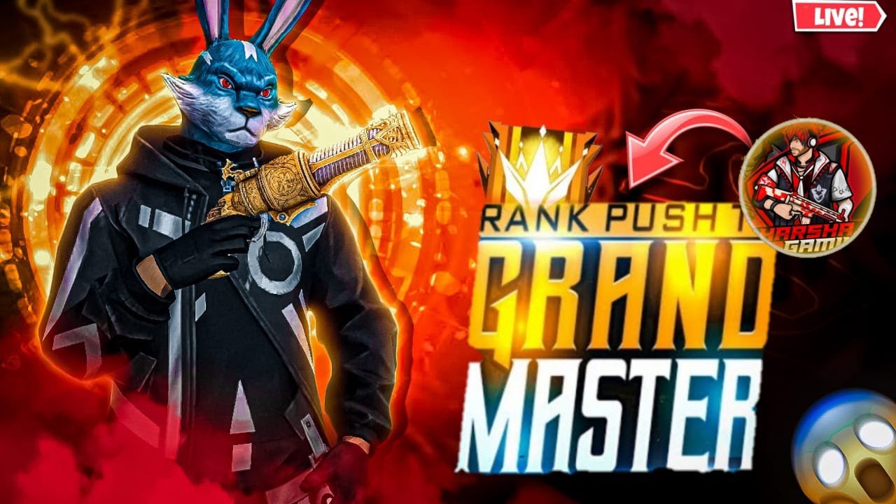 ROAD TO GRAND MASTER || HARSHA GAMING IS LIVE #fflivetelugu# ...