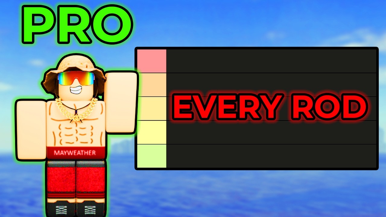 MAX LEVEL Ranks ALL 59 RODS in Fisch! - YouTube