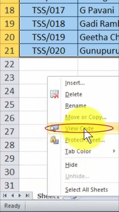 How to highlight active row in ms Excel in Telugu? #telugututorials #excel #exceltricks #foryou ...