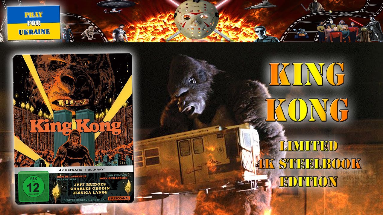 Unboxing - KING KONG (1976) - 4K Steelbook - YouTube