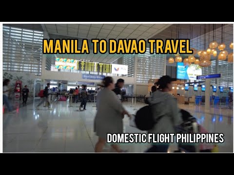 MANILA TO DAVAO TRAVEL via AIRASIA PHILIPPINES [4K] TRAVEL TOUR - YouTube