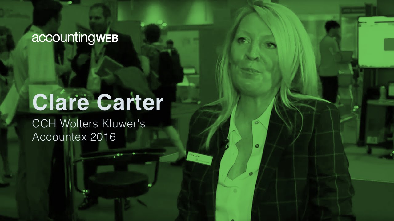 Accountex 2016 - Claire Carter of CCH Wolters Kluwer - YouTube