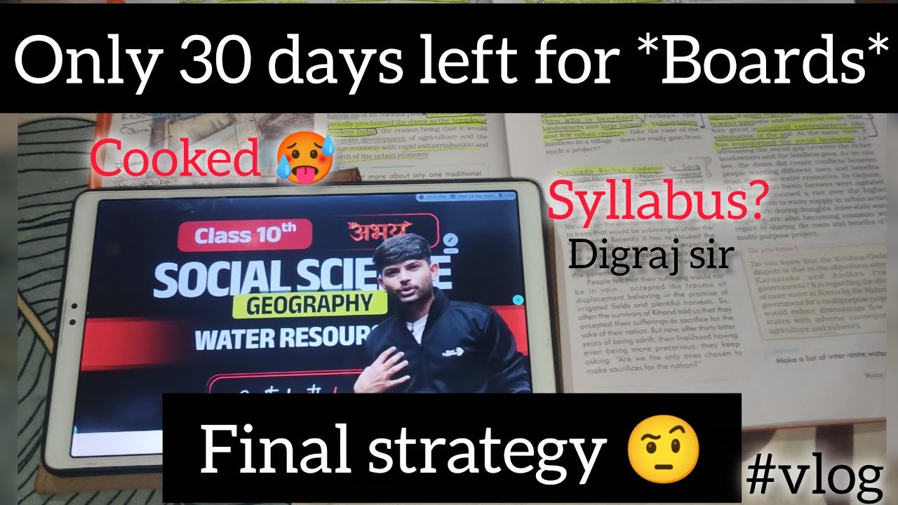 How to Finish Class 10th Syllabus Fast 🤨🔥| Study Plan For last 30 days ...