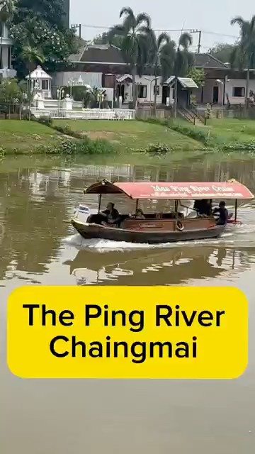 The Ping River. #chaingmai #river #ping #boat #cruise #rivercruise ...