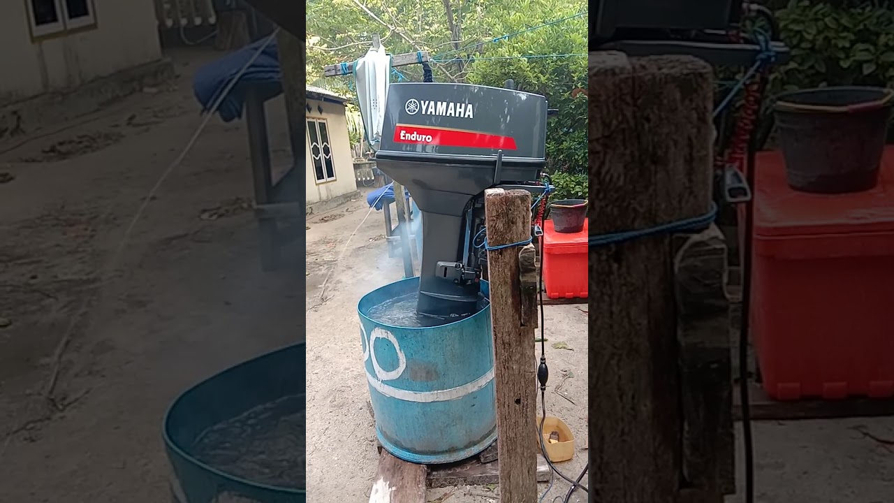 Handrean Mesin Tempel 40 pk YAMAHA - YouTube